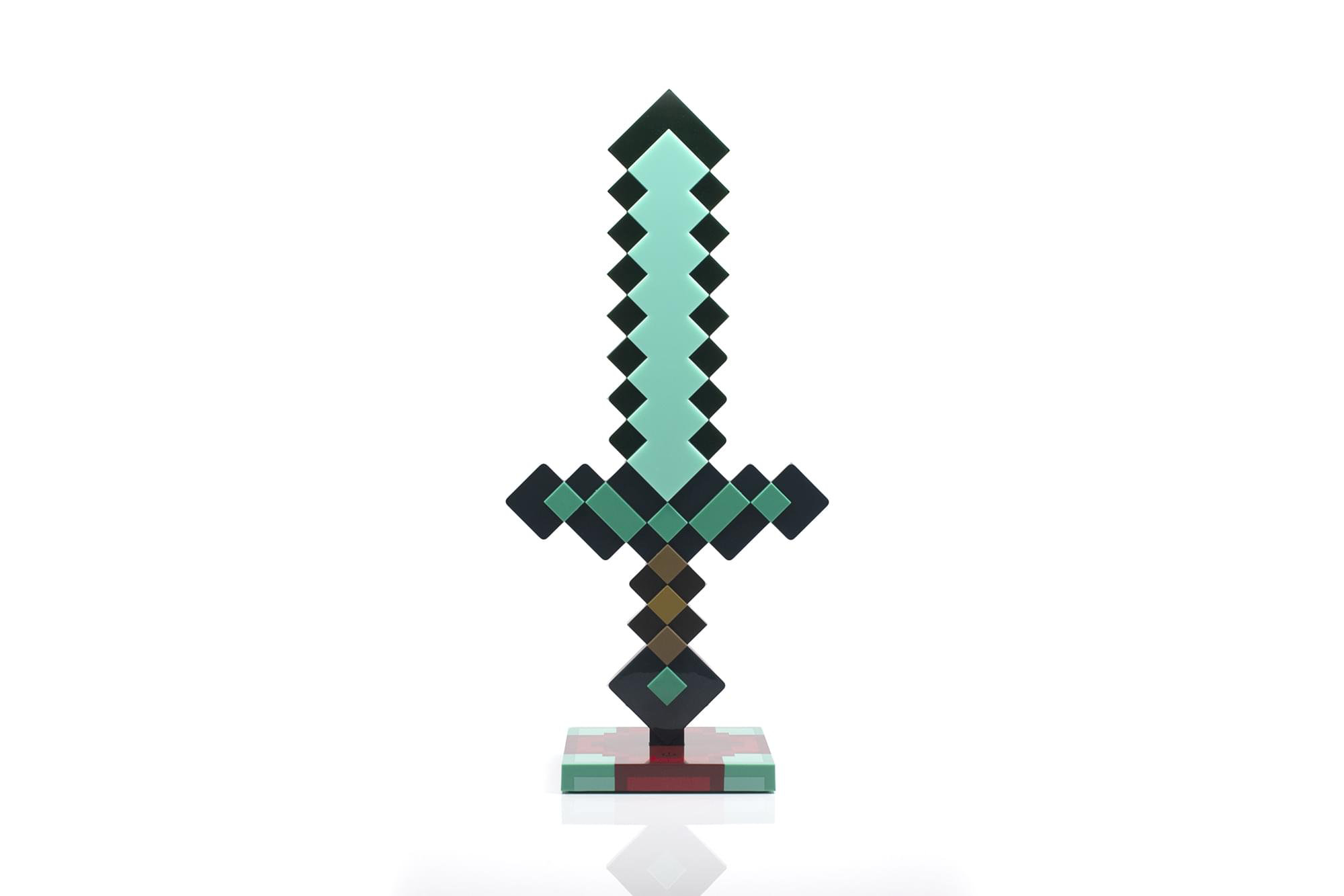 Ukonic Minecraft Diamond Sword 14 Inch Usb Desk Led Bedside Night Light ...