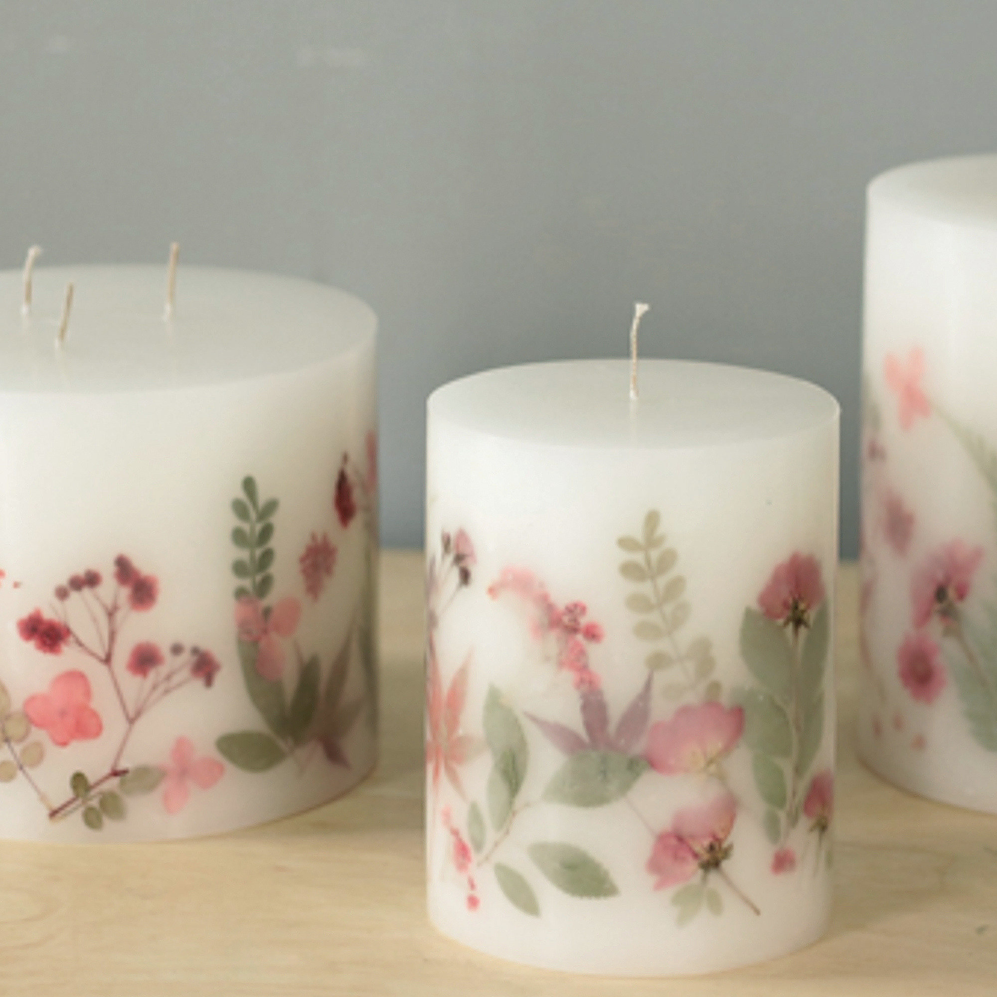 Red Barrel Studio® Vance Kitira Infused Blooming Blush Pillar Candle ...