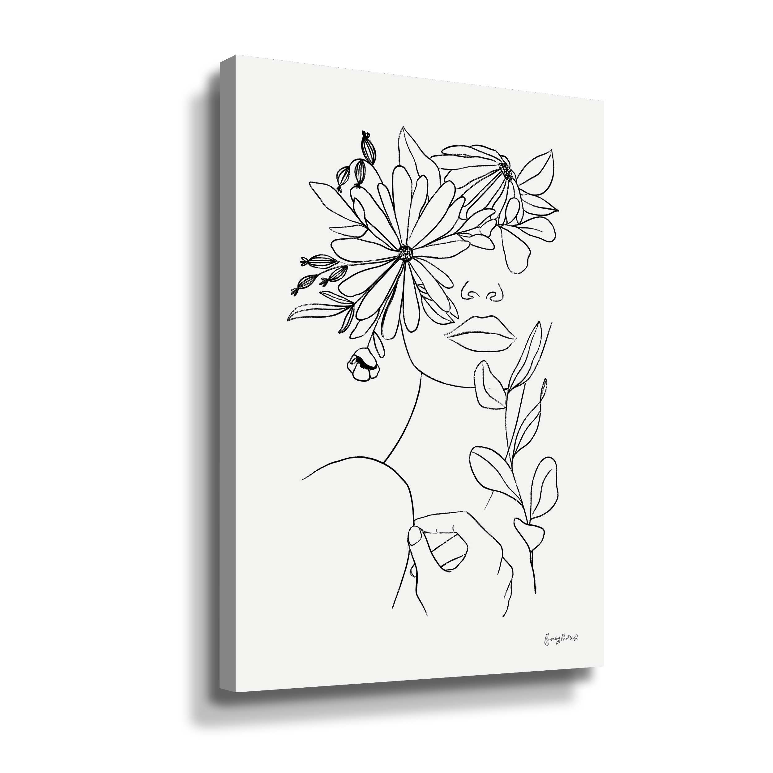 Trinx Rooted I BW Rooted I BW - Drawing Print on Canvas - Wayfair Canada