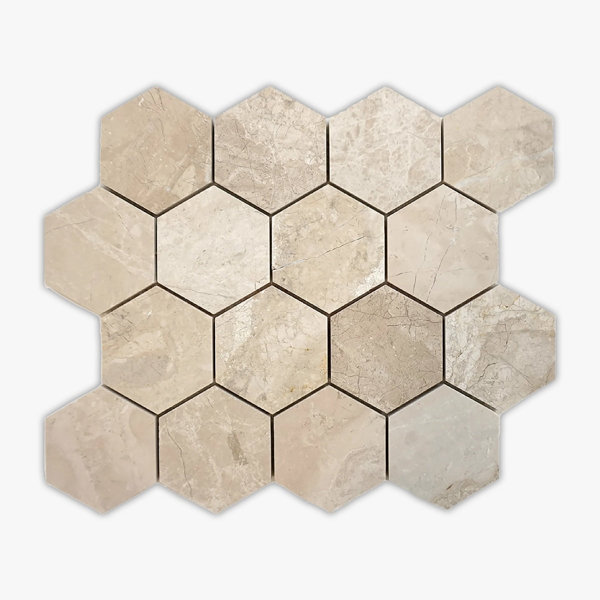 Direct Stone Source W x L Marble Tile Mosaic Sheet | Wayfair