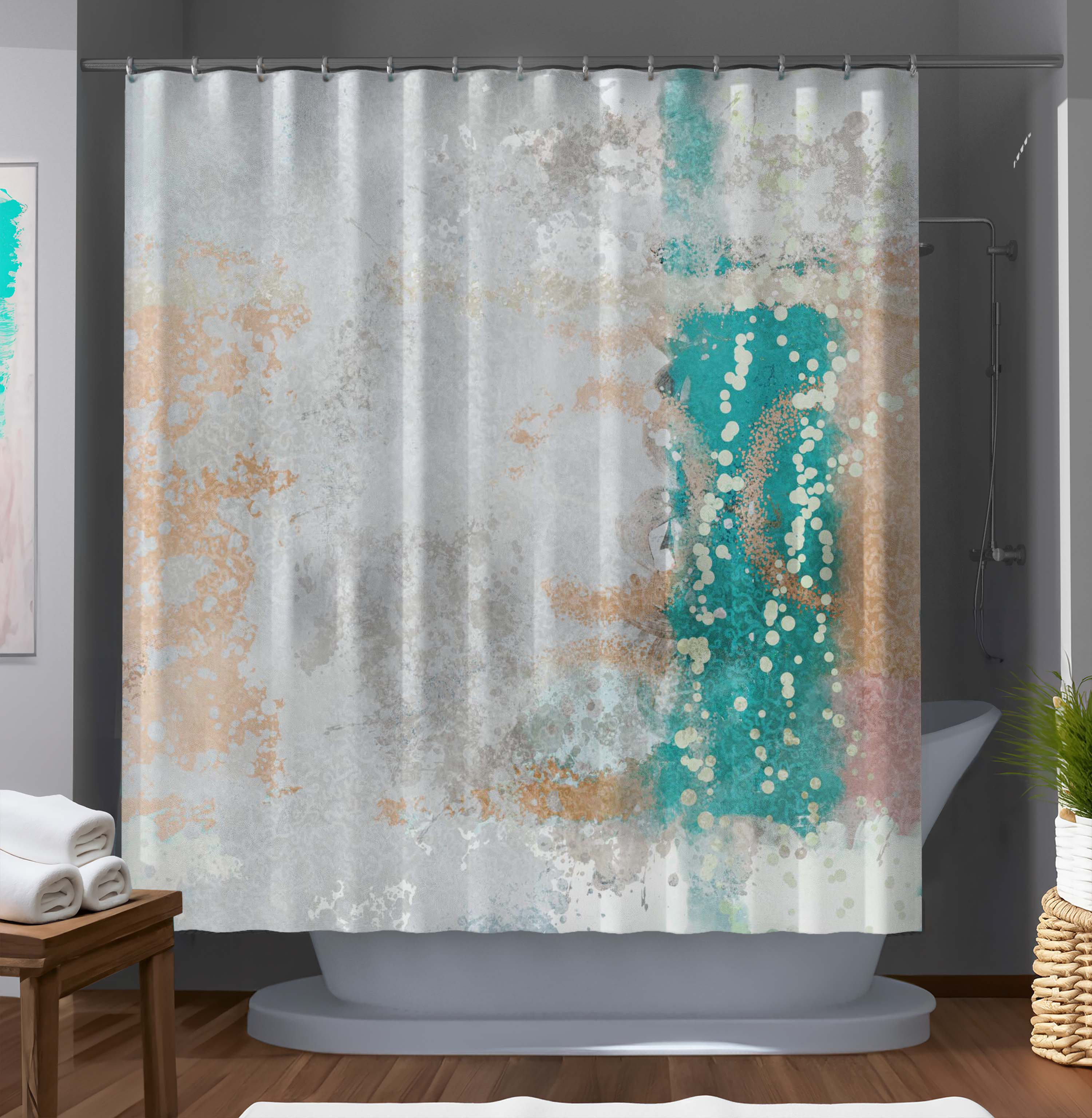 East Urban Home Elijahpaul Shower Curtain | Wayfair