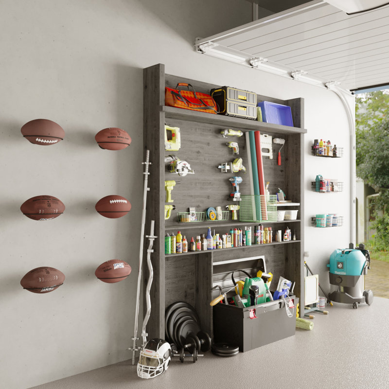 Rebrilliant Ixelles Football Wall Mounted Sports Rack & Reviews | Wayfair