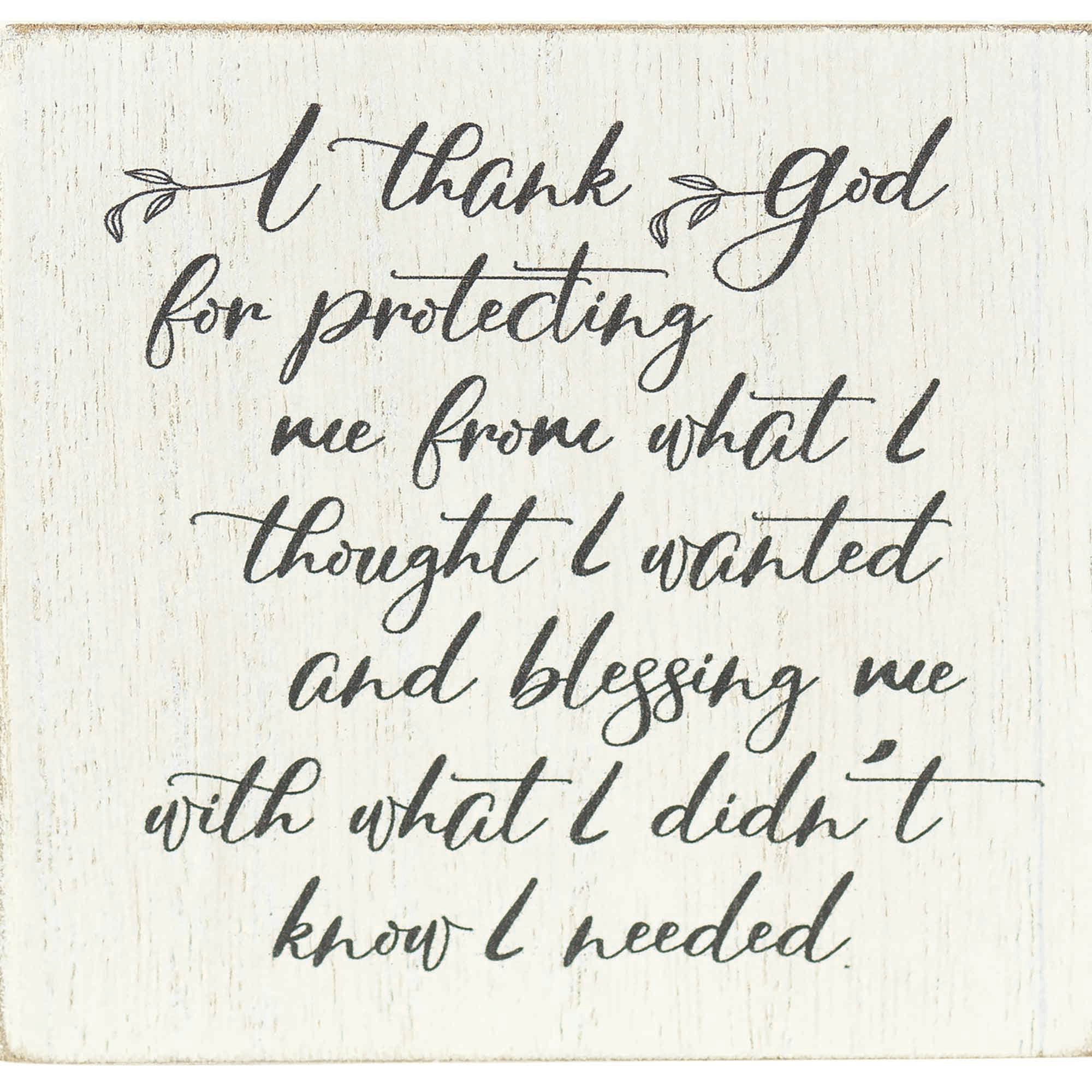 Trinx BunitaI Thank God for Tabletop Plaque - Wayfair Canada