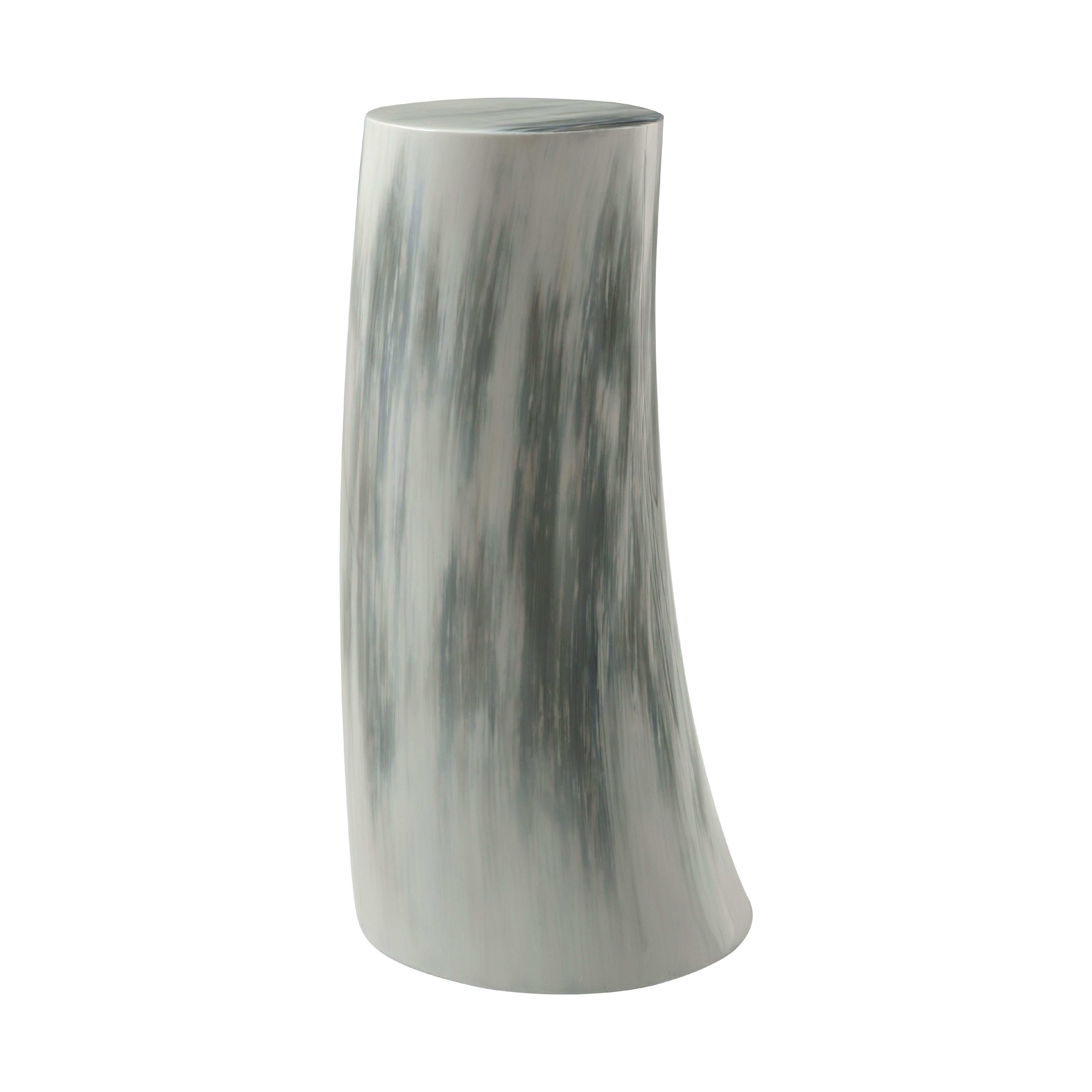 Theodore Alexander Horn Steel Abstract End Table | Perigold