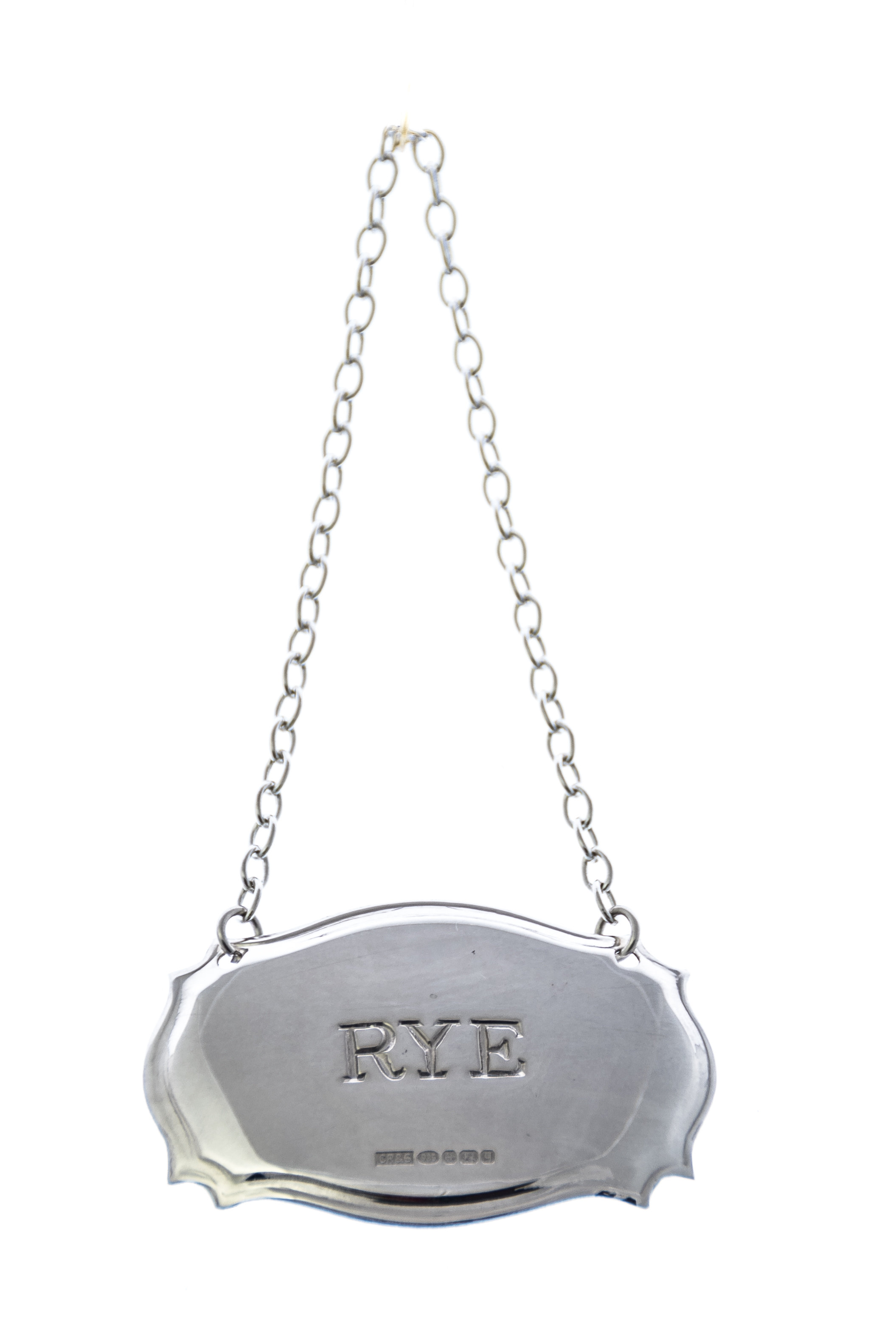 Corbell Silver Company Decanter Label Chippendale Design Rye | Wayfair