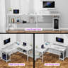 Ebern Designs Toria 55'' L-Shaped Desk with Storage, Power Outlets and ...