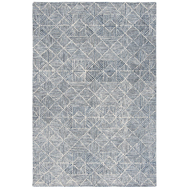 Linsly Hand Tufted Light Blue Rug & Reviews | Birch Lane