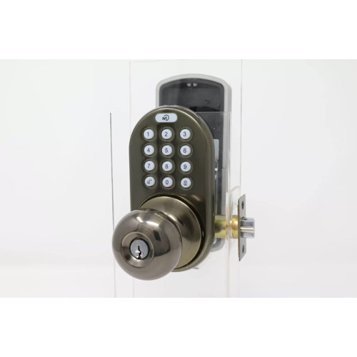 Milocks Electronic Door Knob with Remote & Reviews | Wayfair