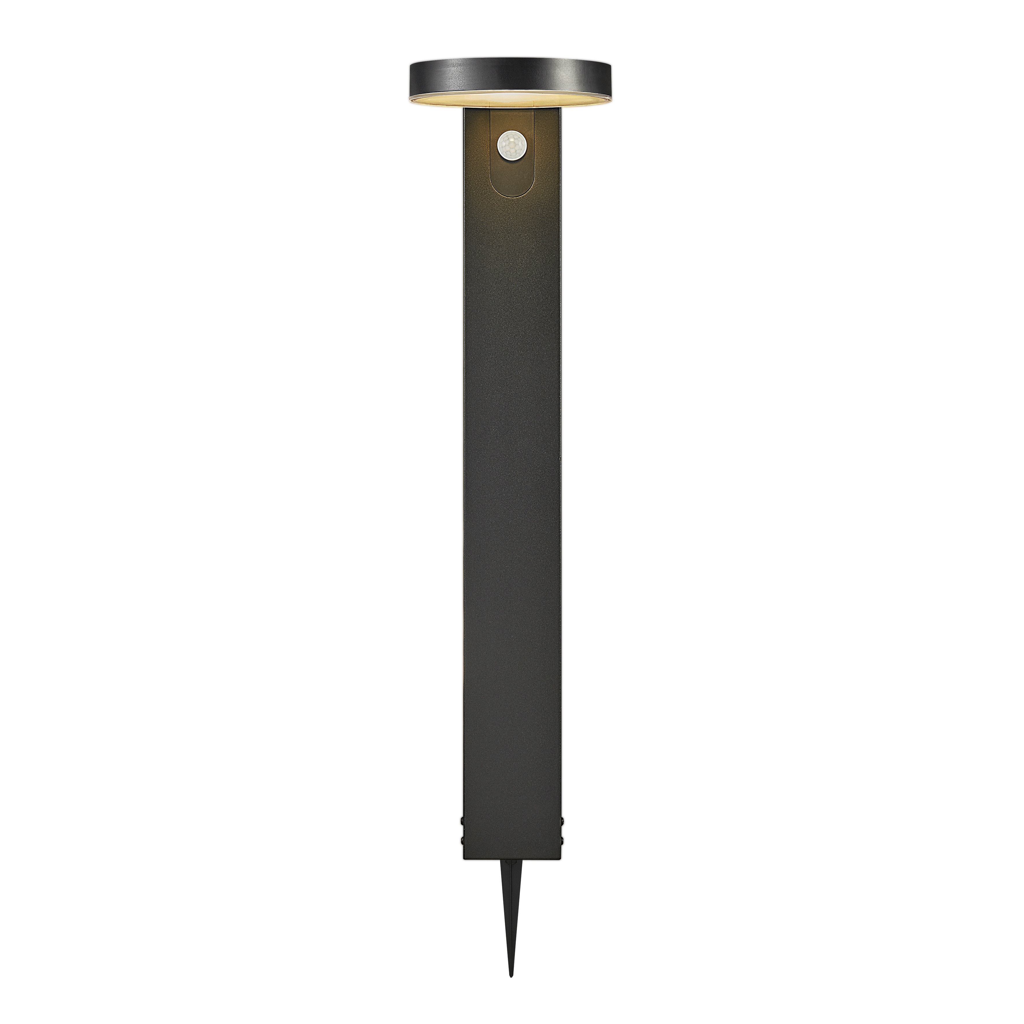 17 Stories Tatym Black Solar Powered Metal Pathway Lights | Wayfair.co.uk