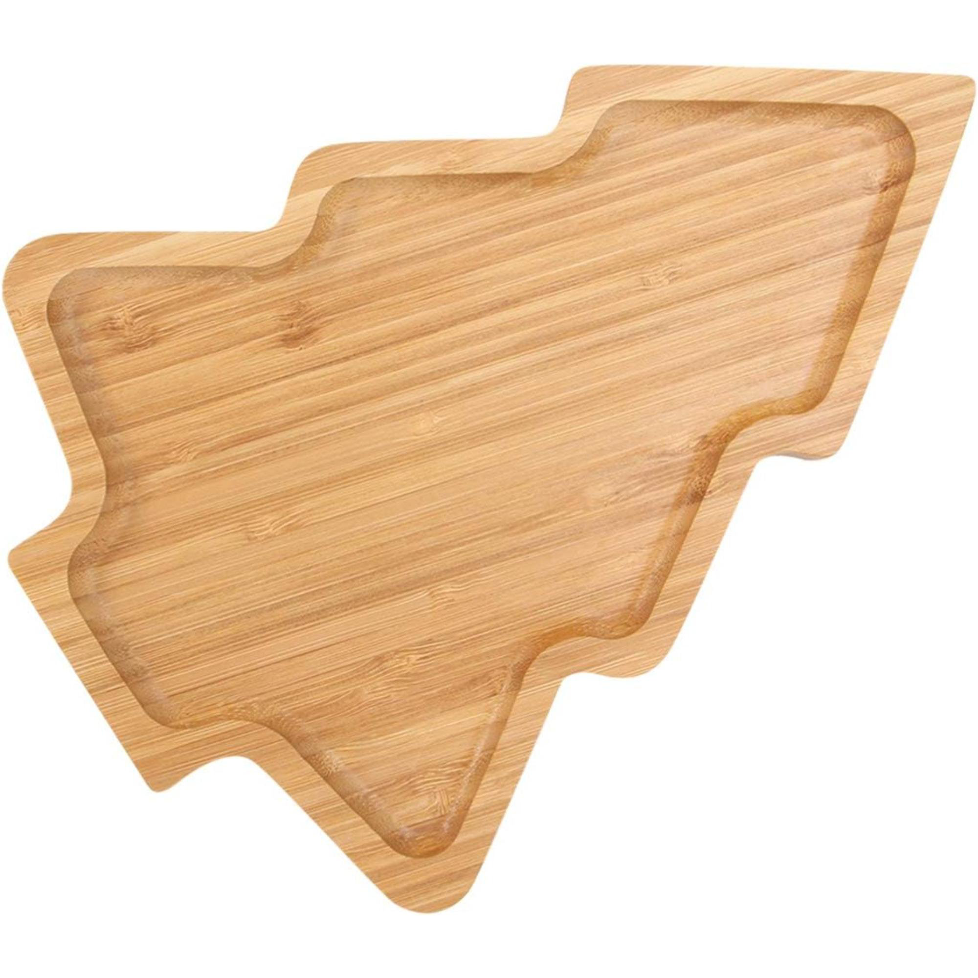 Ophelia & Co. Wooden Appetizer Tray Christmas Tree Shaped Sushi Serving ...