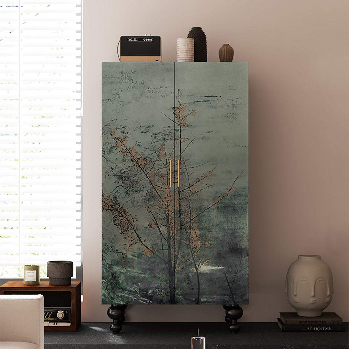 Canora Grey Household bedroom multifunction decor wardrobe | Wayfair