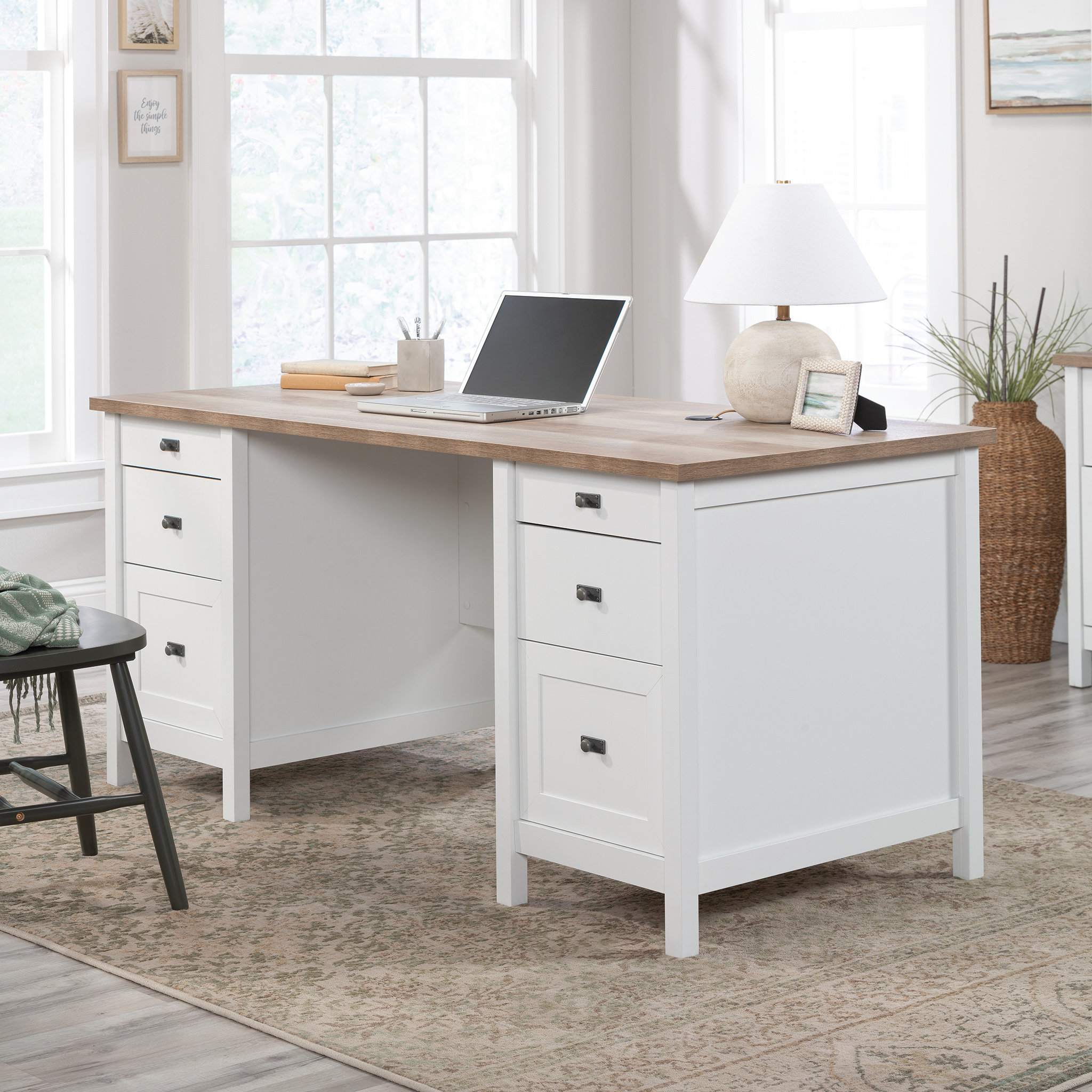 Latitude Run® Emmit Executive Desk & Reviews - Wayfair Canada