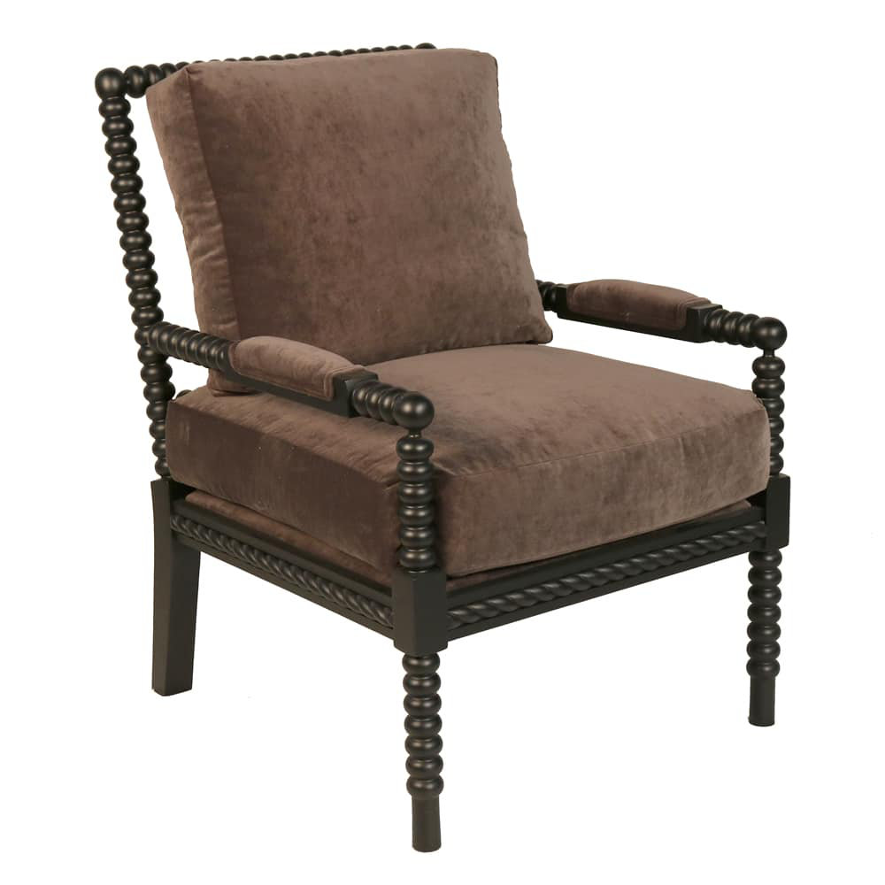 World Menagerie Bobbin Twister Transitional Lounge Chair - Wayfair Canada
