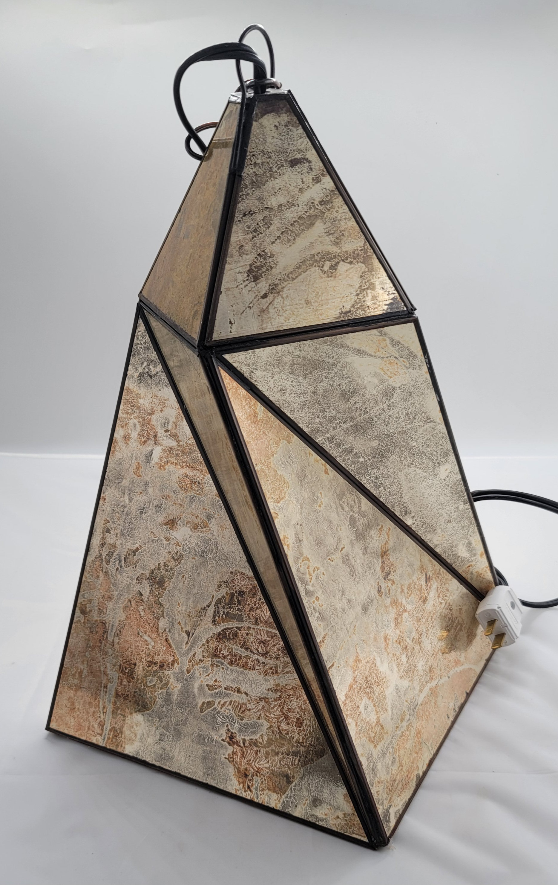 Millwood Pines 1 - Light Geometric Pendant with Crystal Accents | Wayfair