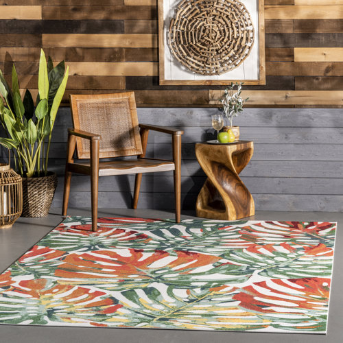 Tropical Outdoor Rugs You'll Love | Wayfair