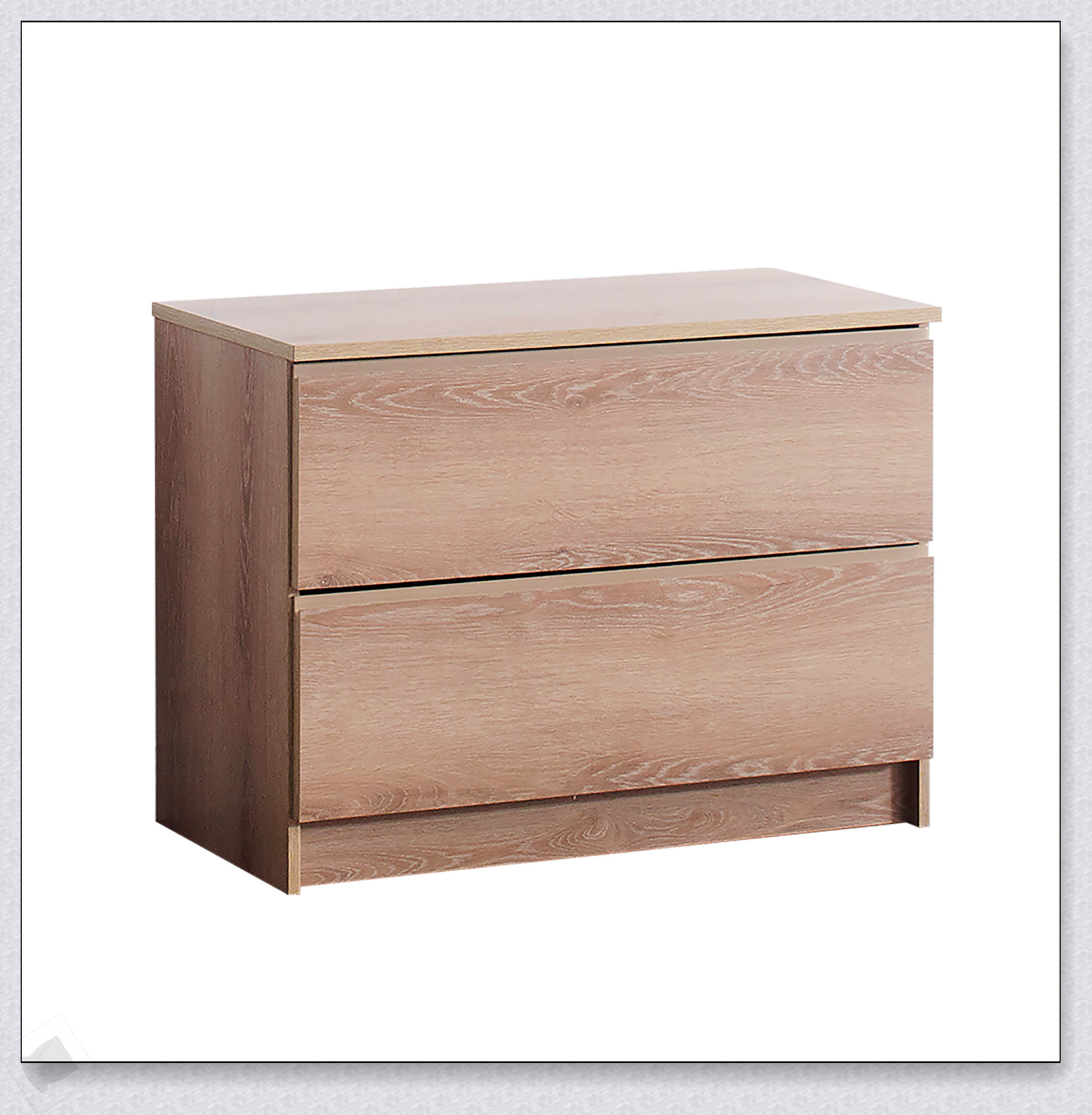 George Oliver Devi Oak Wood Closet System with Modular Units for ...