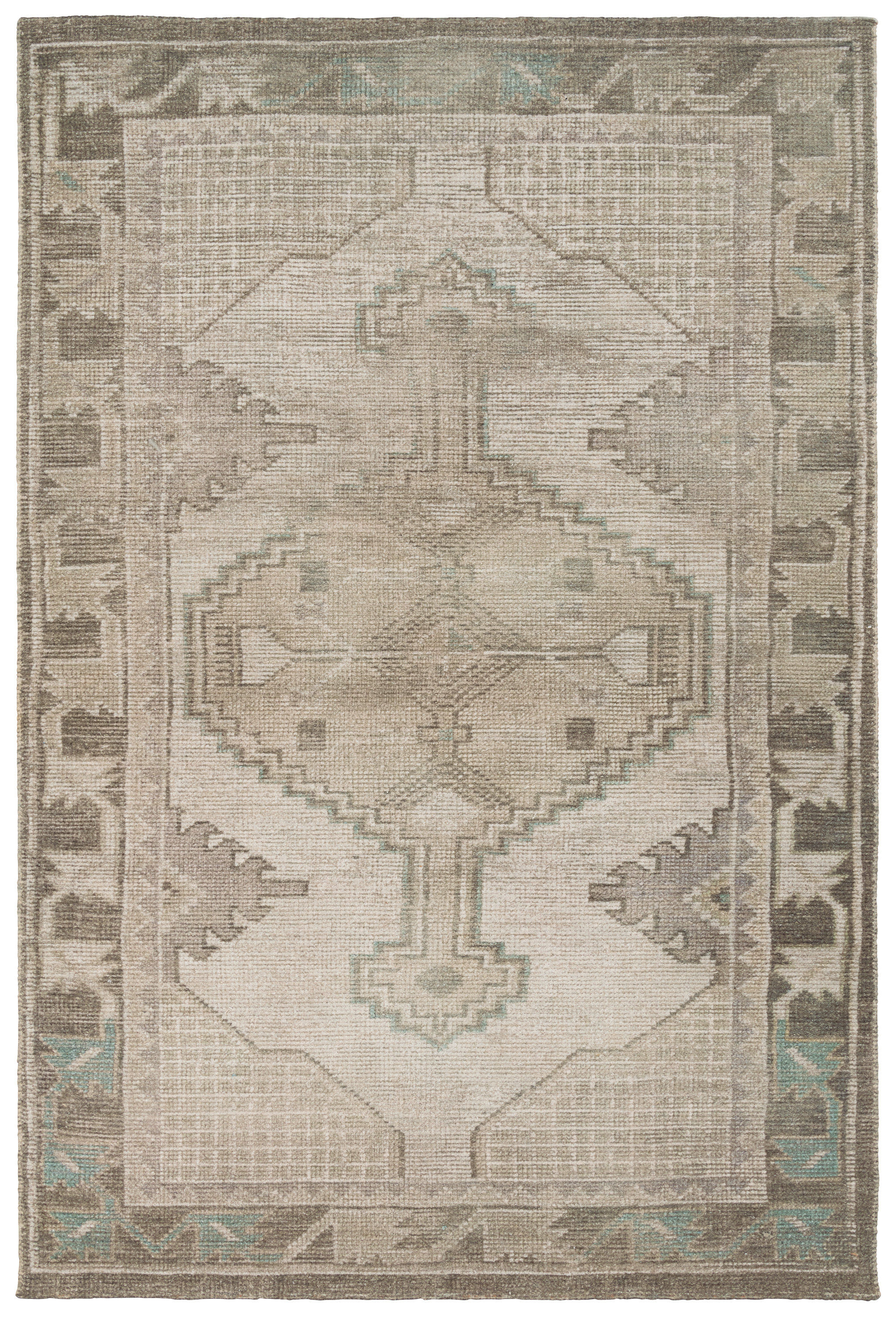 Bungalow Rose Palar Medallion Tan/Taupe Area Rug | Wayfair
