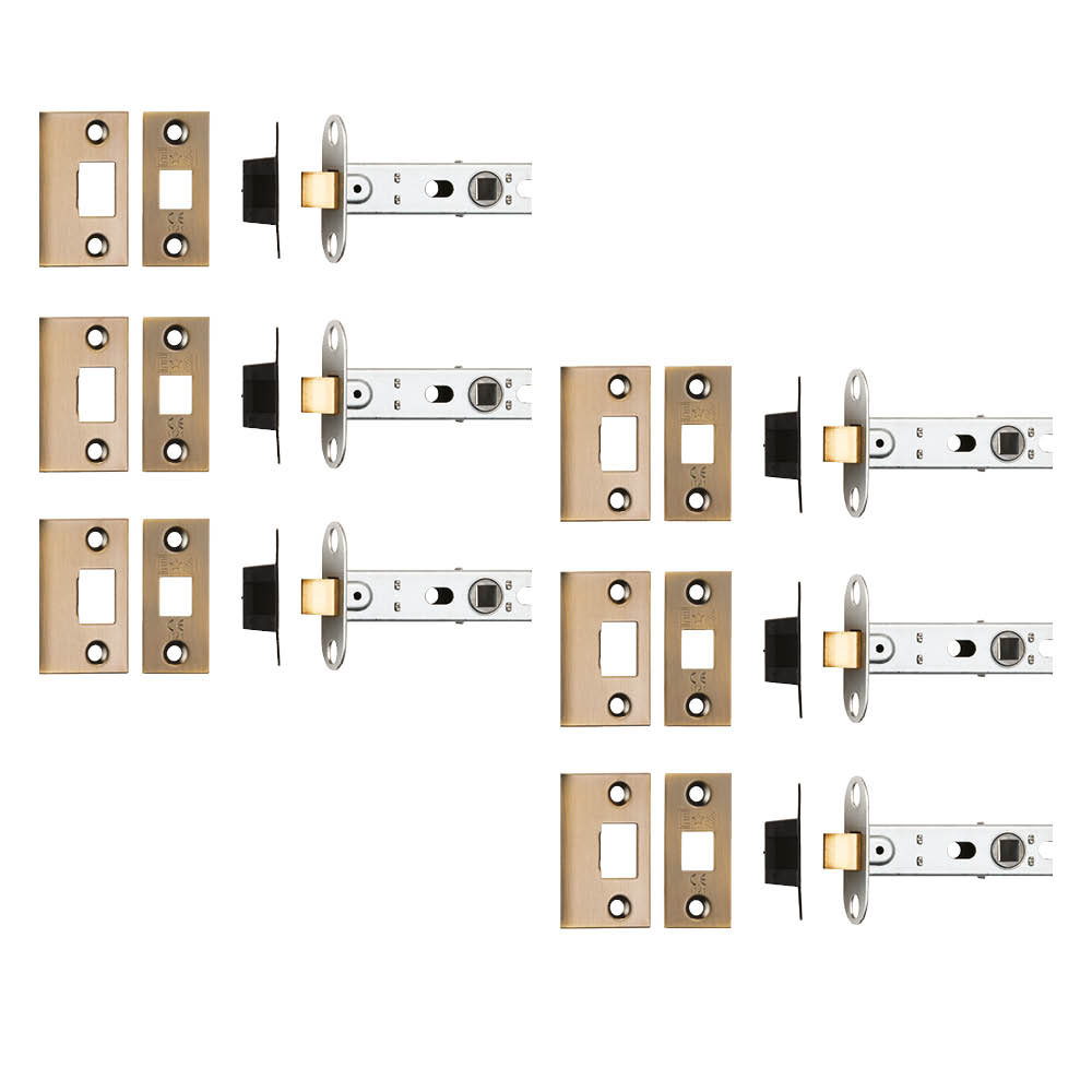 Carlisle Brass 64Mm CE B/T TUBULAR MORTICE LATCH SQUARE (X 6 MULTI-PICK ...