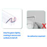 MCOCOD 36"Ultra Clear Polycarbonate Shower Door Bottom Seal For 3/8 ...