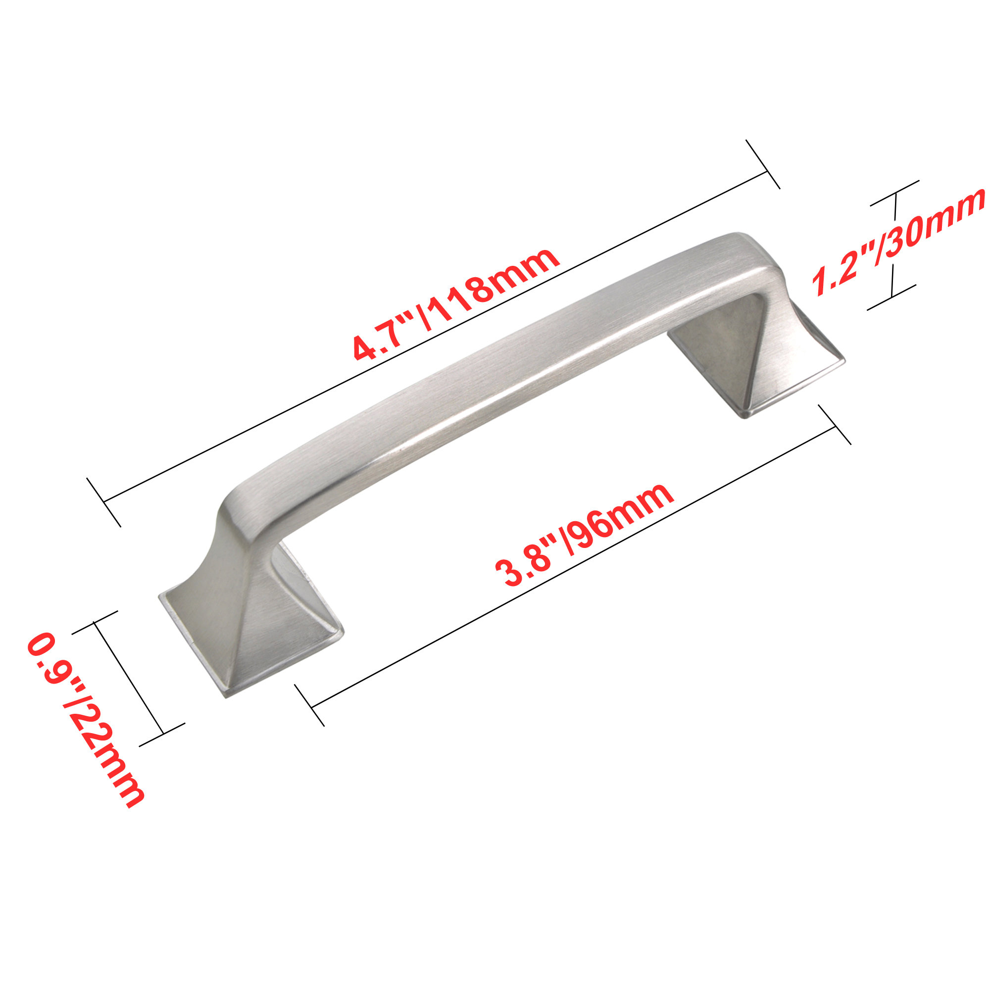 Utopia Alley Brax Pull Handle - Decorative Cabinet Drop Pull Handles ...