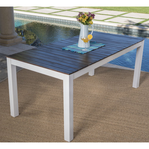 Highland Dunes Veronica Outdoor Dining Table & Reviews | Wayfair