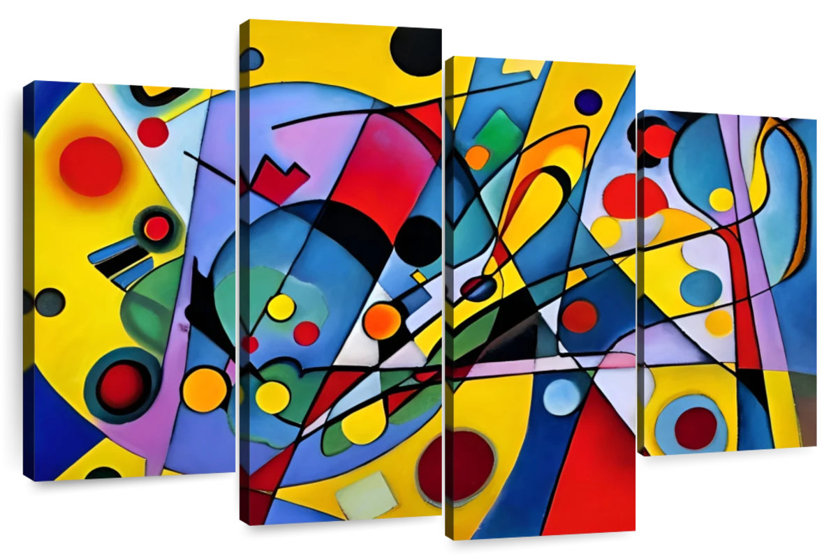 Wade Logan® Avery Emulation Of Abstract Kandinsky I | Wayfair