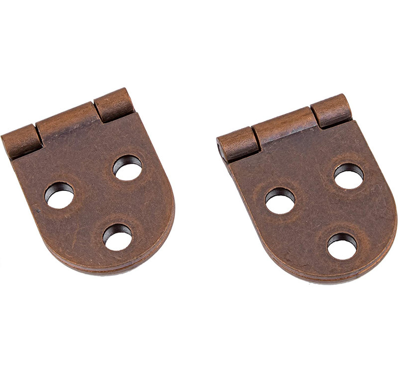 UNIQANTIQ HARDWARE SUPPLY Rounded Antique Copper Sewing Machine Hinge ...