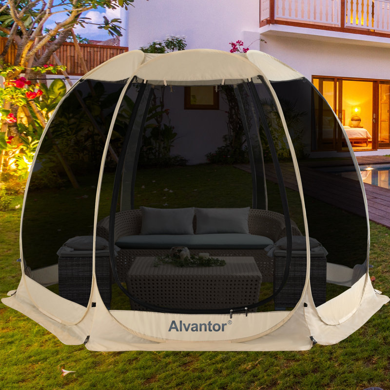 Alvantor Screen House Tent Pop-Up, Portable Screen Room Canopy Instant ...