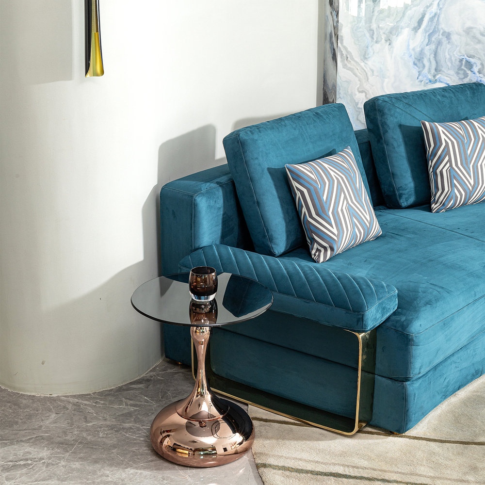 Wrought Studio™ Living Room Small Coffee Table Bed Table Table Side ...