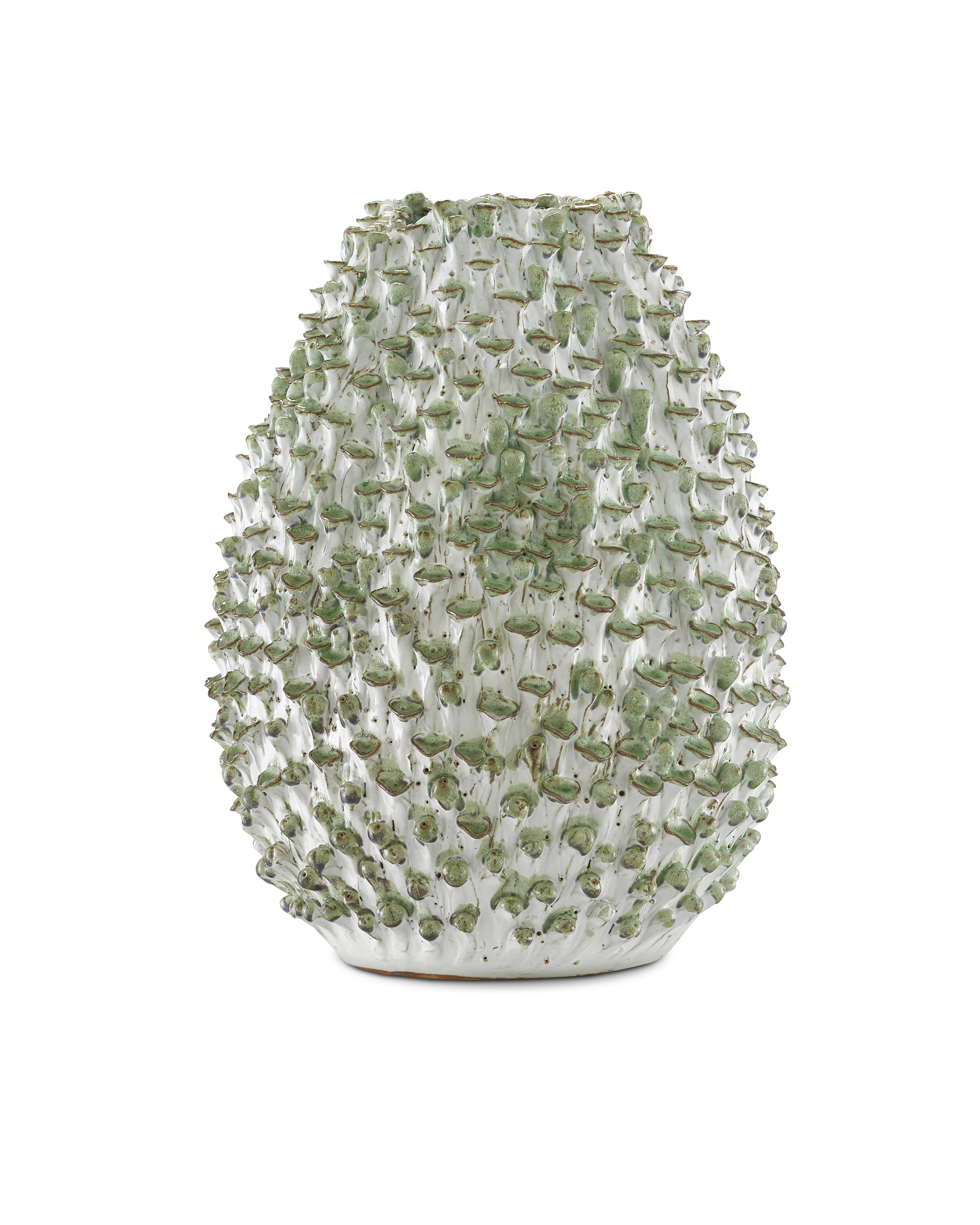 Currey & Company Milione Marci White/Green Ceramic Table Vase - Wayfair ...