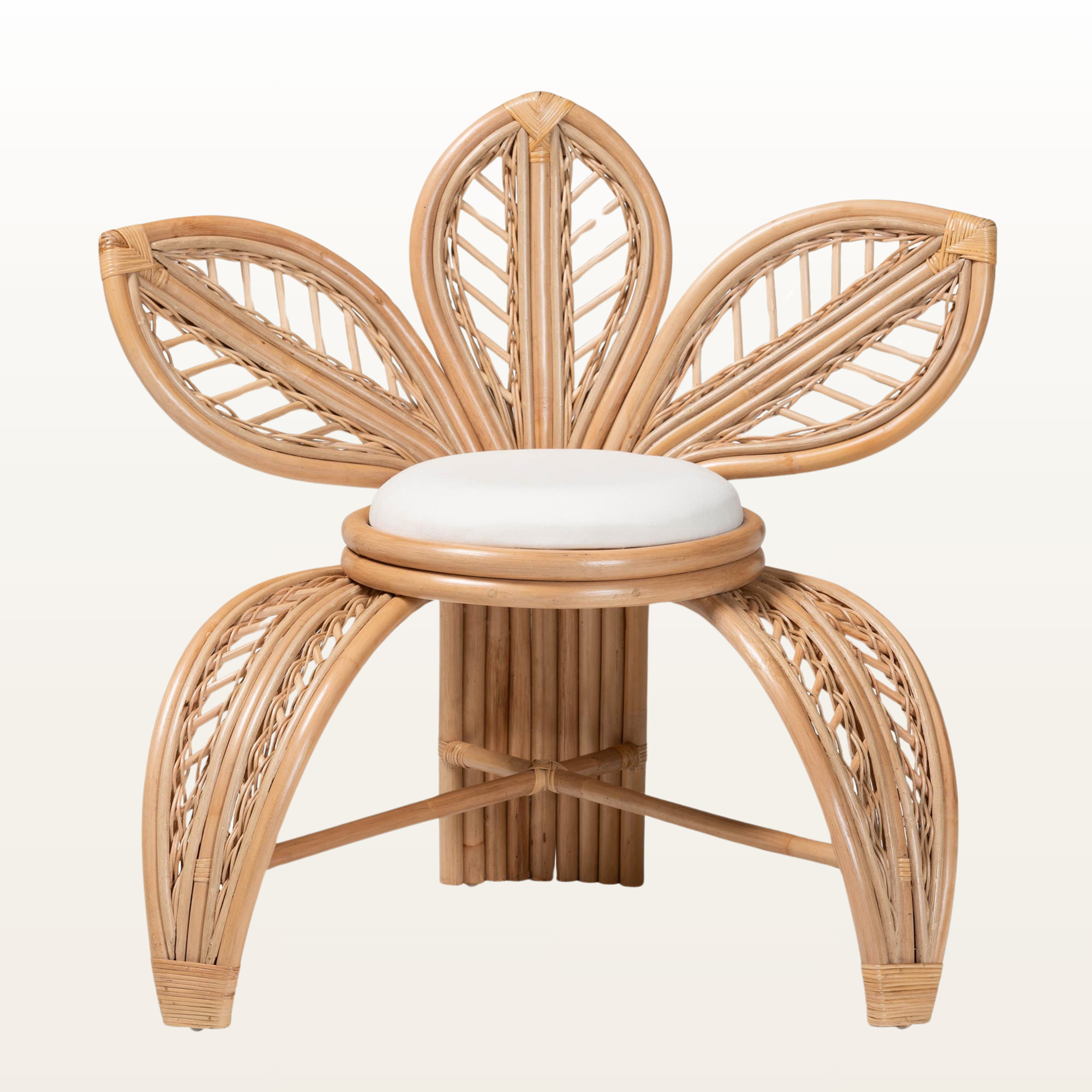Bay Isle Home™ Corinne rattan leaf accent chair | Wayfair