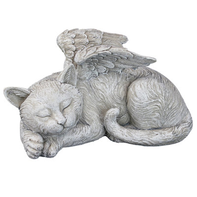 Design Toscano Cat Pet Memorials Angel Statue & Reviews | Wayfair