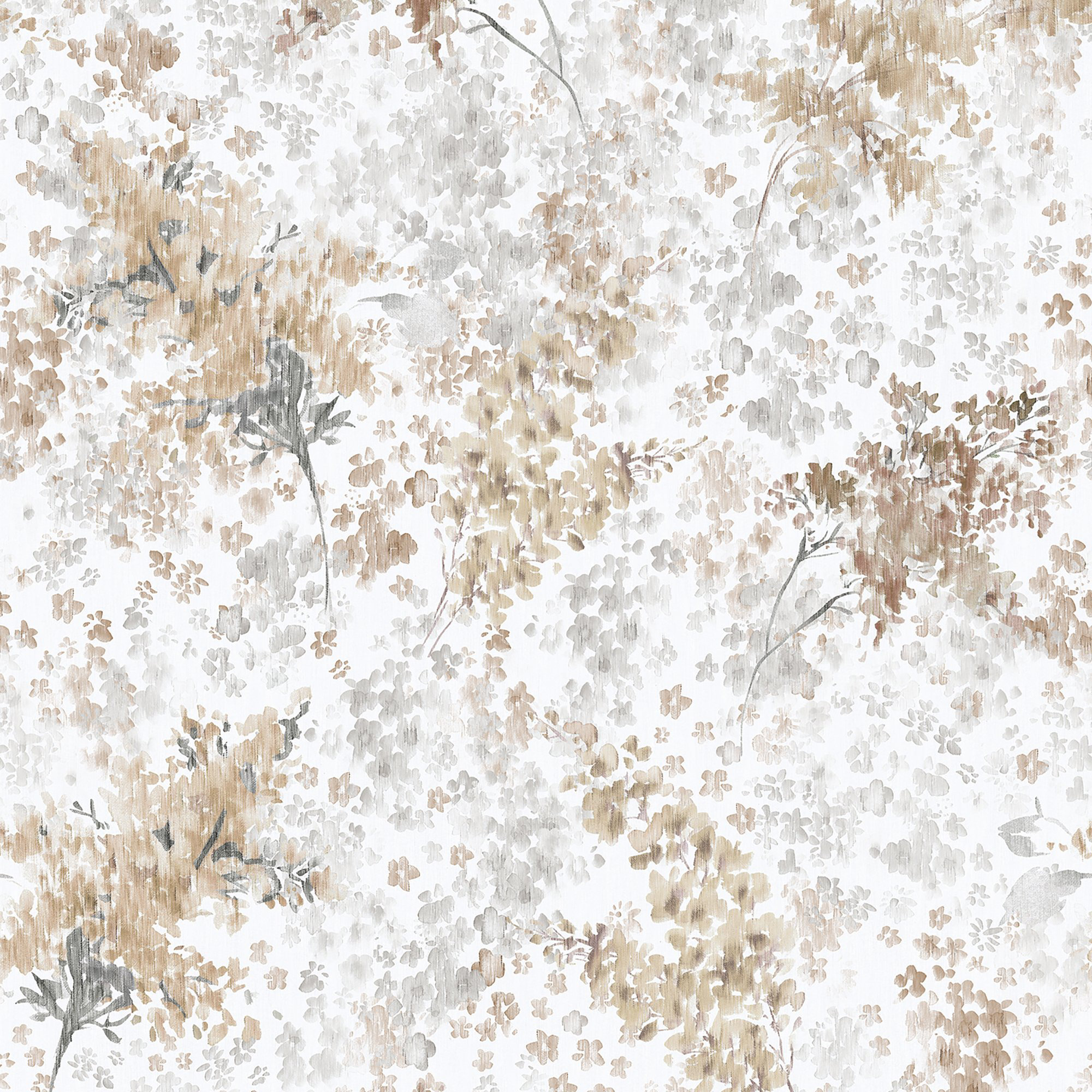 Galerie Wallcoverings Flora Collection Soft Foliage Wallpaper Roll ...