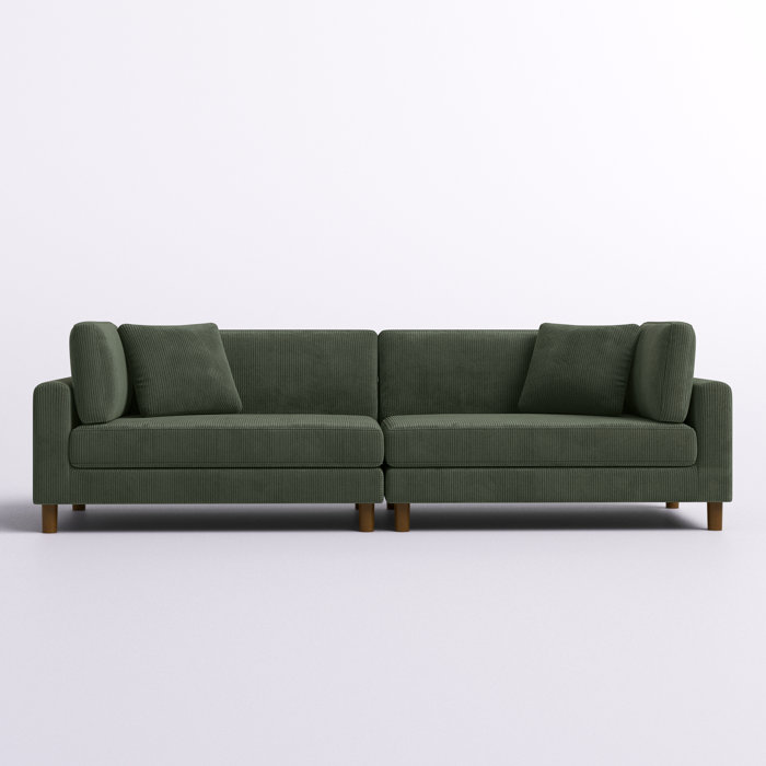 Wade Logan® Assel 116'' Corduroy Sofa & Reviews | Wayfair