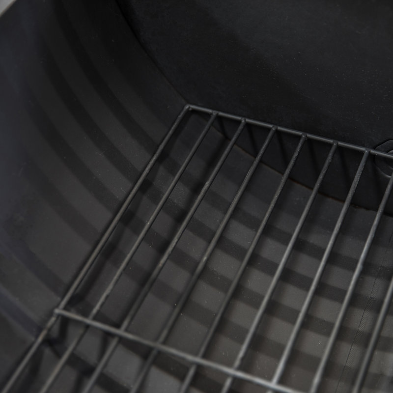 Deko Living 35 Inch Rectangular Outdoor Metal Wood Burning Barrel ...