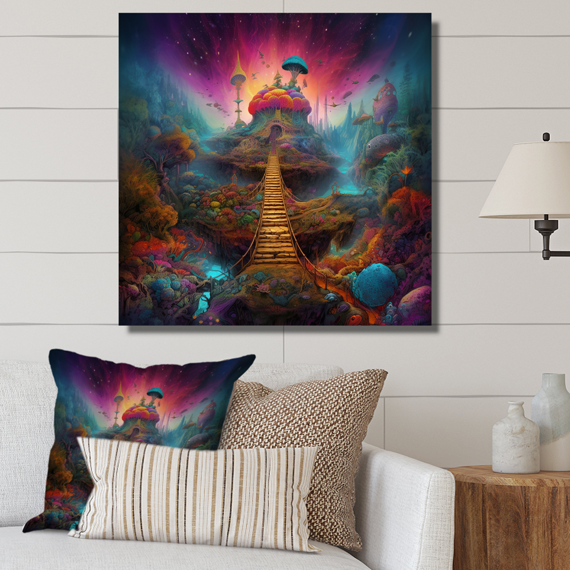 Trinx Rainbow Mountain Landscape Obstacle Is The Way - Abstract ...