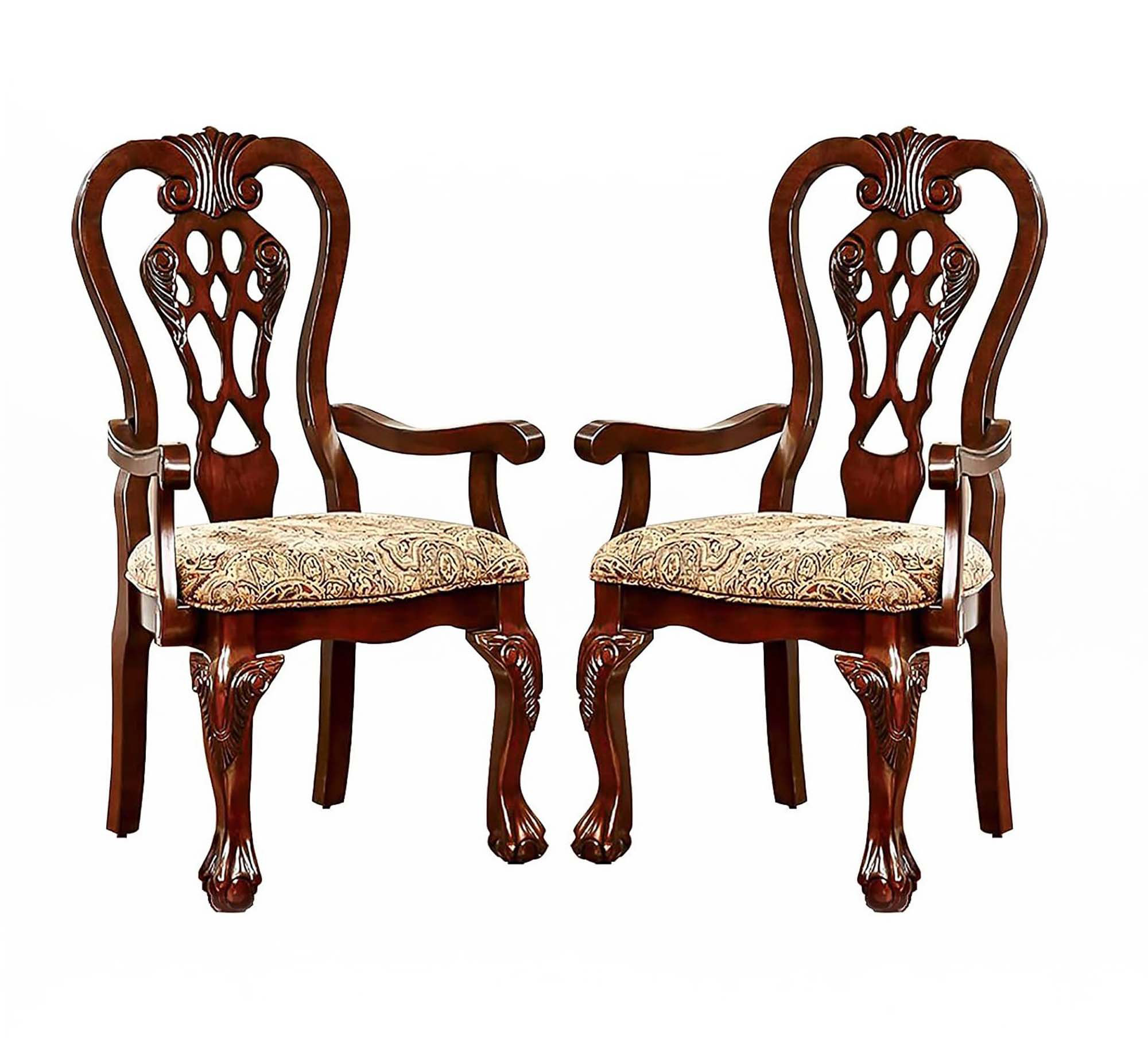 Bloomsbury Market Formal Classic Set Of 2Pc Arm Chairs Dining Room ...