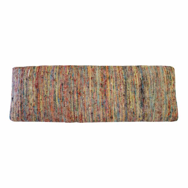 Bungalow Rose Einir Modern Boho Multicolor/Blue Striped Handmade ...