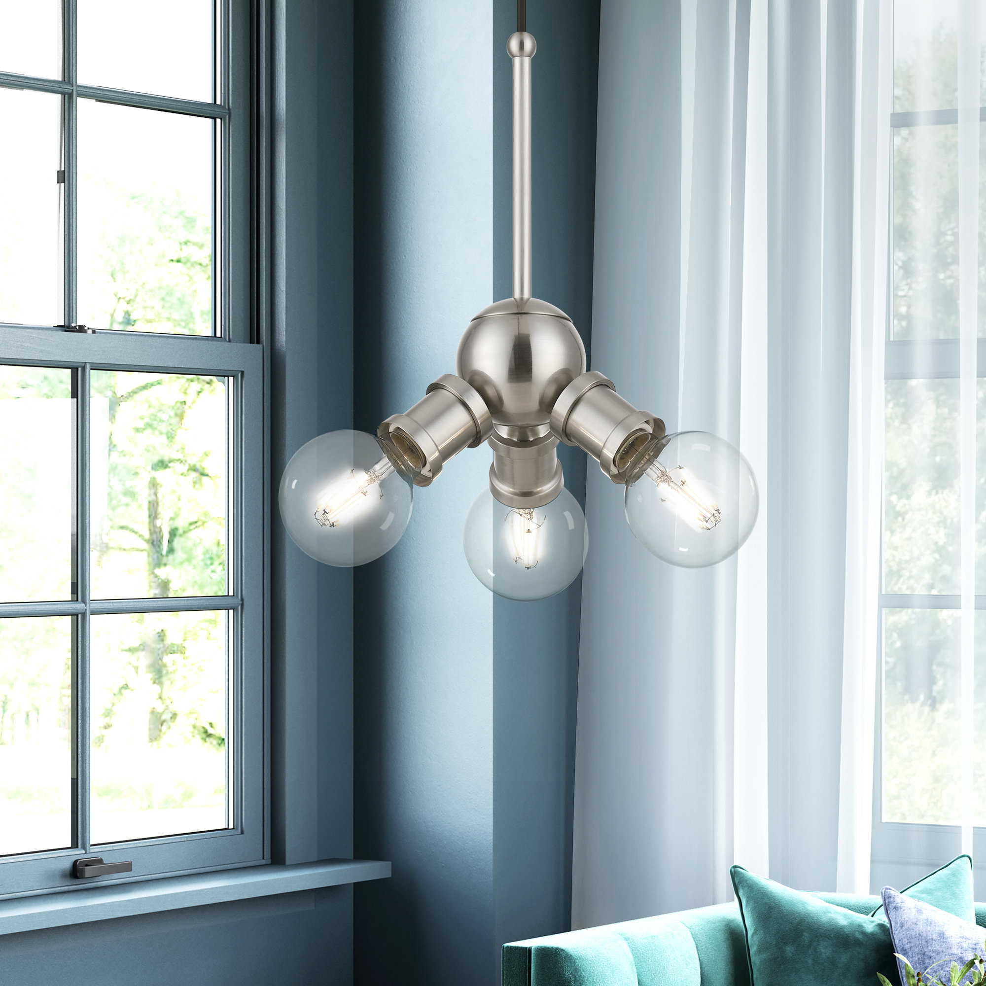 Trent Austin Design® Grogan 1 - Light Cluster Globe Pendant | Wayfair