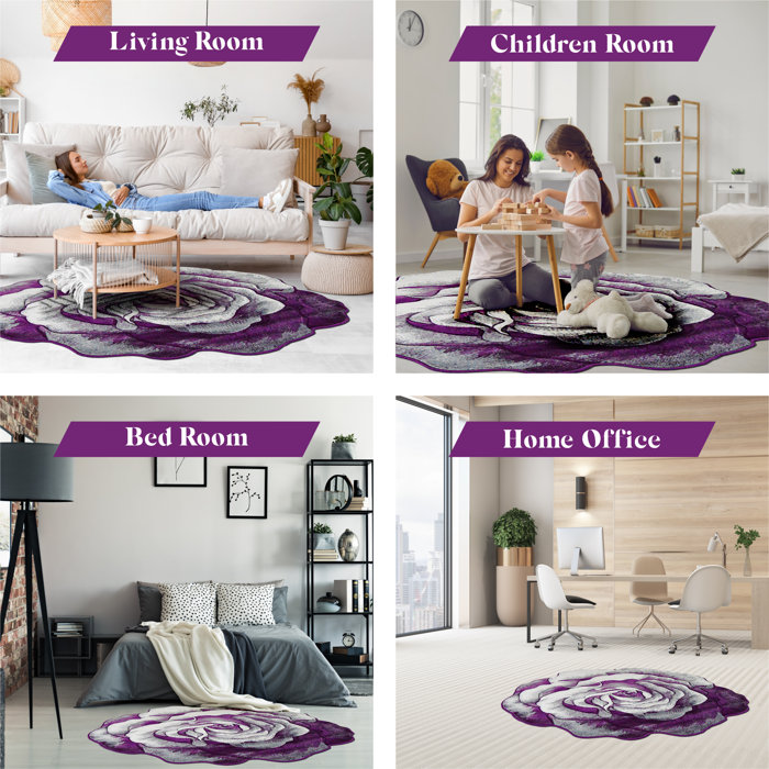 Winston Porter Villani Floral Rug & Reviews | Wayfair