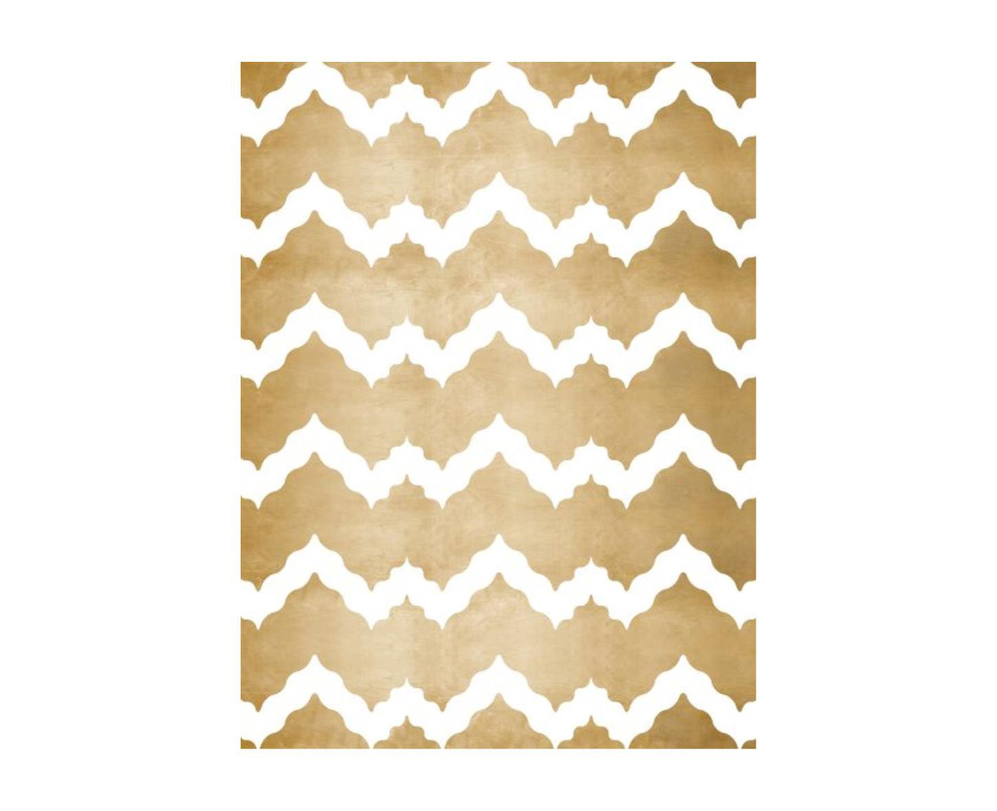 Chelsea Art Studio Patterns in Gold III by Guseul Park - Graphic Art ...