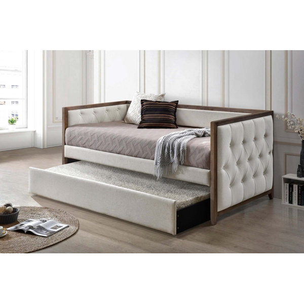 Wildon Home® Brytnie Upholstered Daybed with Trundle | Wayfair