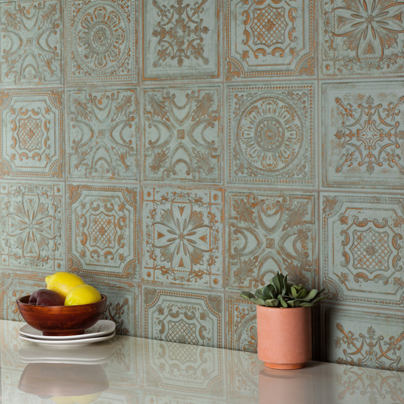 Merola Tile Fitz 8" x 8" Ceramic Patterned Wall Tile & Reviews | Perigold