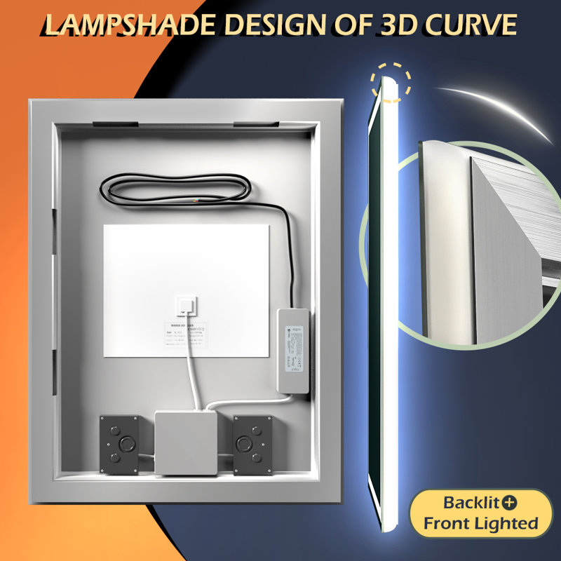 Ivy Bronx Baruyr Hand Wave Induction Sensor Illuminated Dimmable LED ...