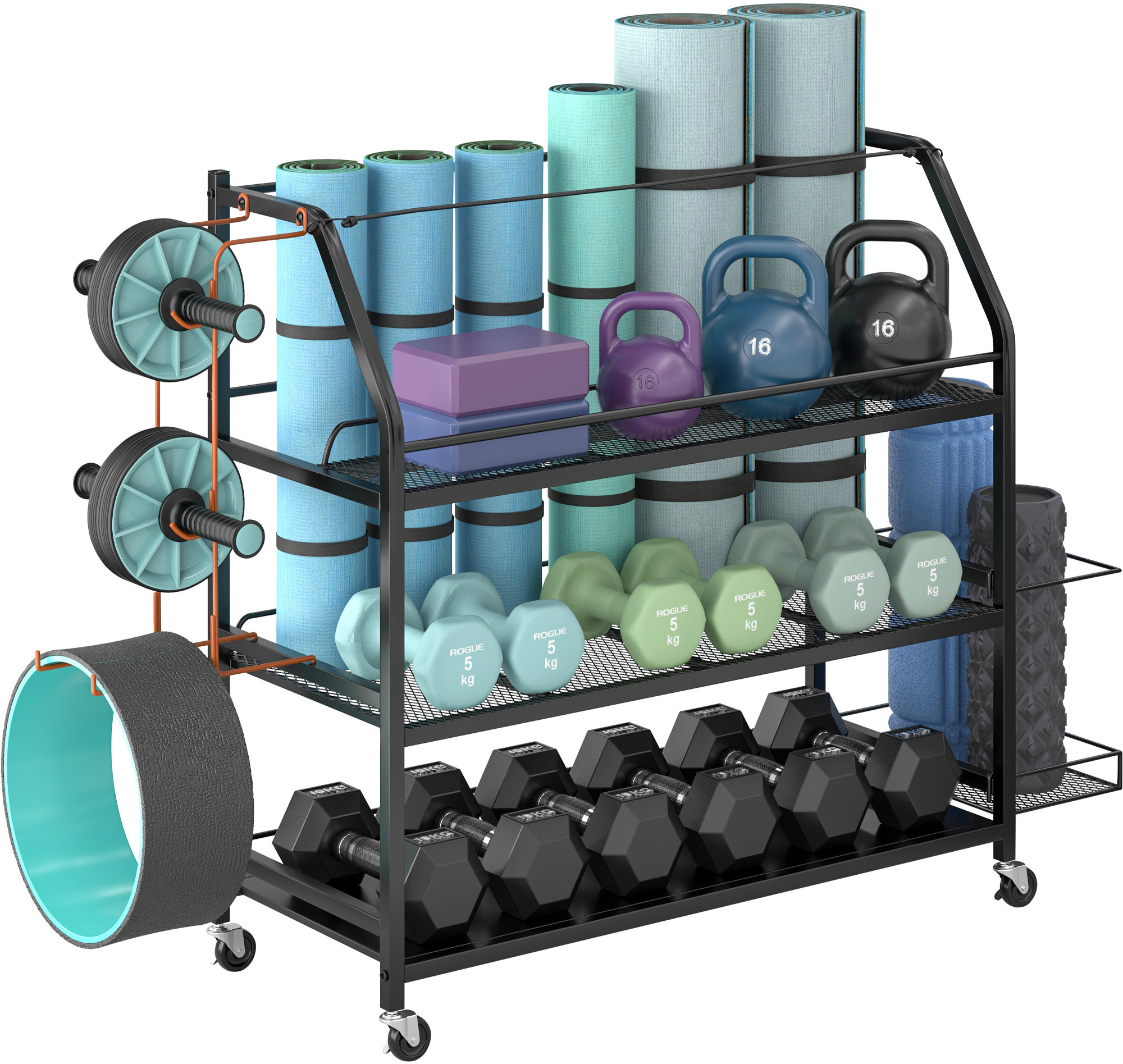 Arlmont & Co. Home Gym Storage Rack & Reviews | Wayfair