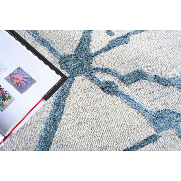 Exquisite Rugs Mystic Hand Tufted Wool Abstract Rug | Wayfair