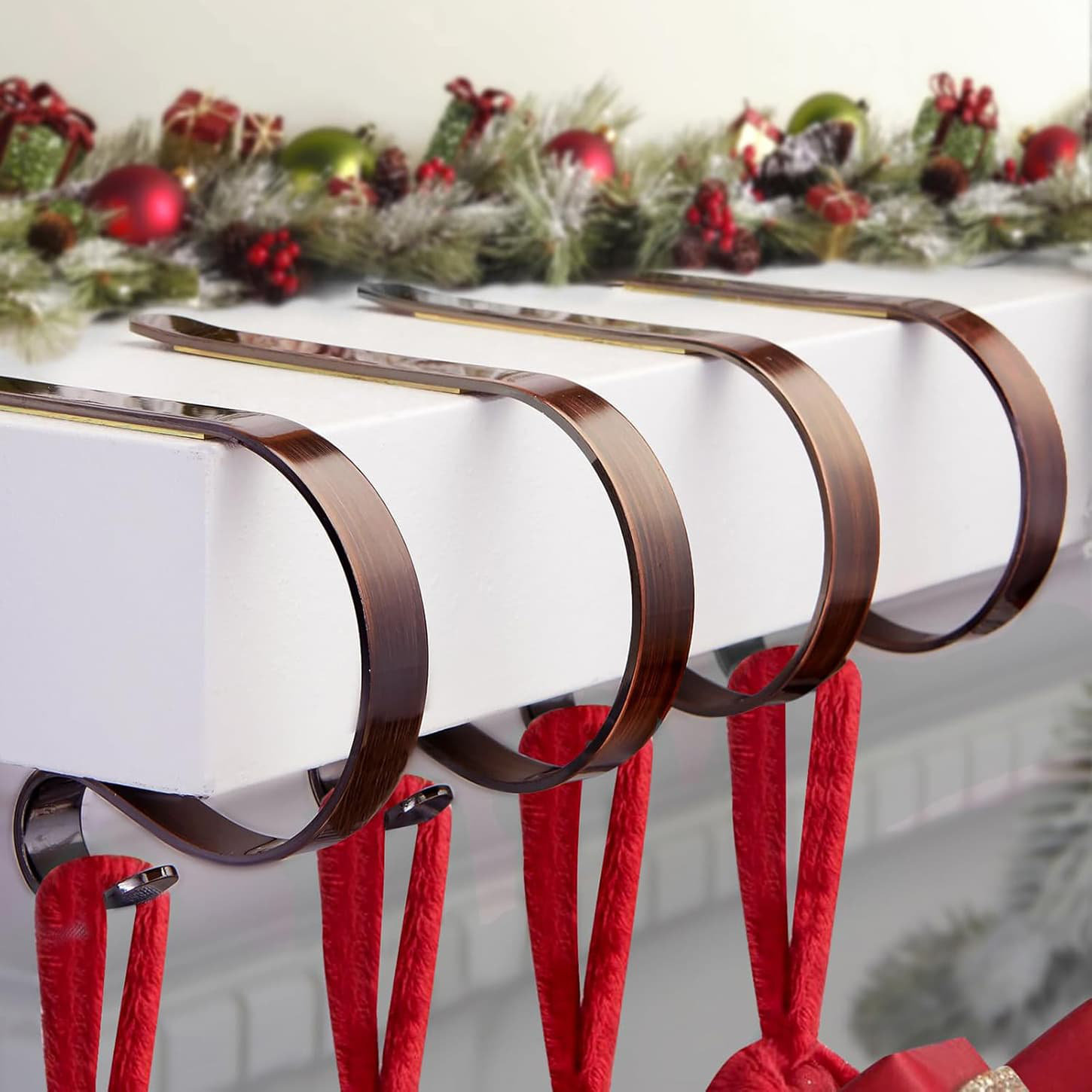 BUMEET Metal Stocking Holder | Wayfair