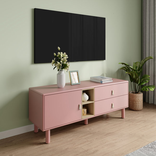 Corrigan Studio® Drawer TV Cabinet With Door, Storage Cabinet, Drawer ...