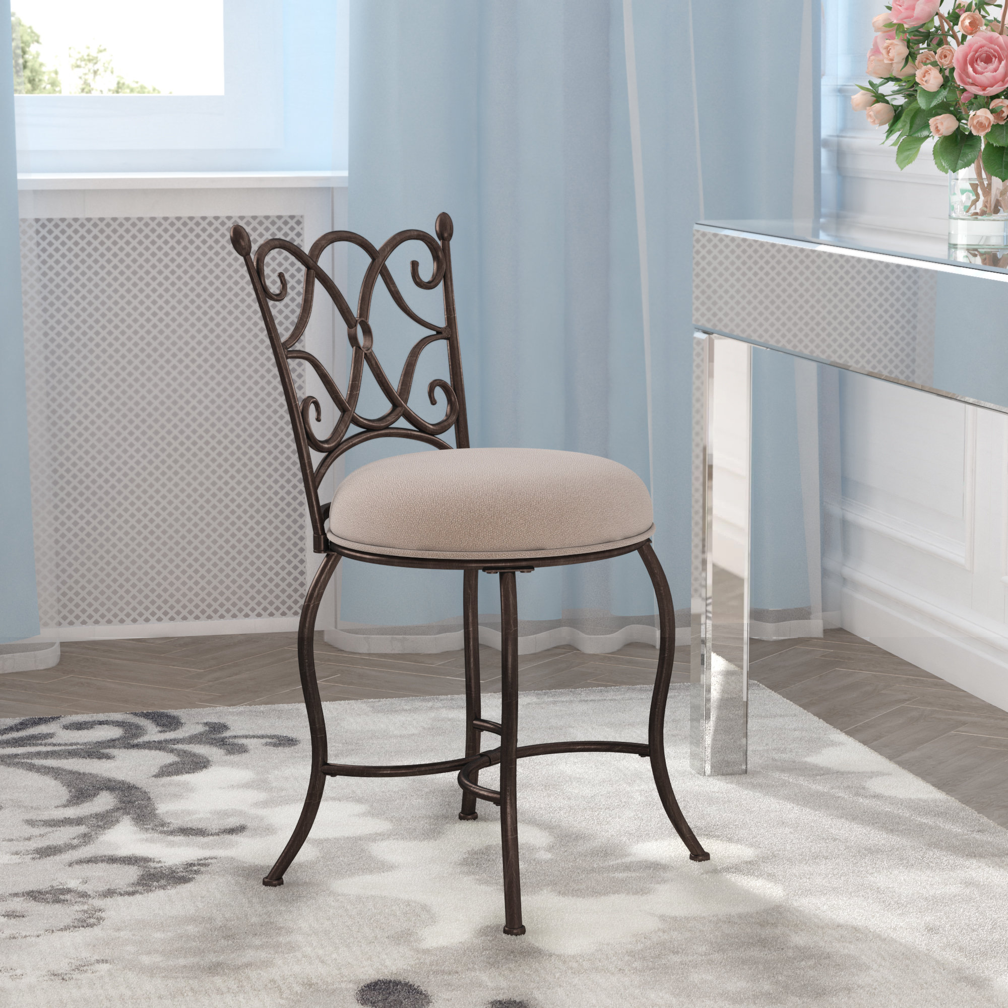 Fleur De Lis Living Barnes Accent Stool & Reviews | Wayfair