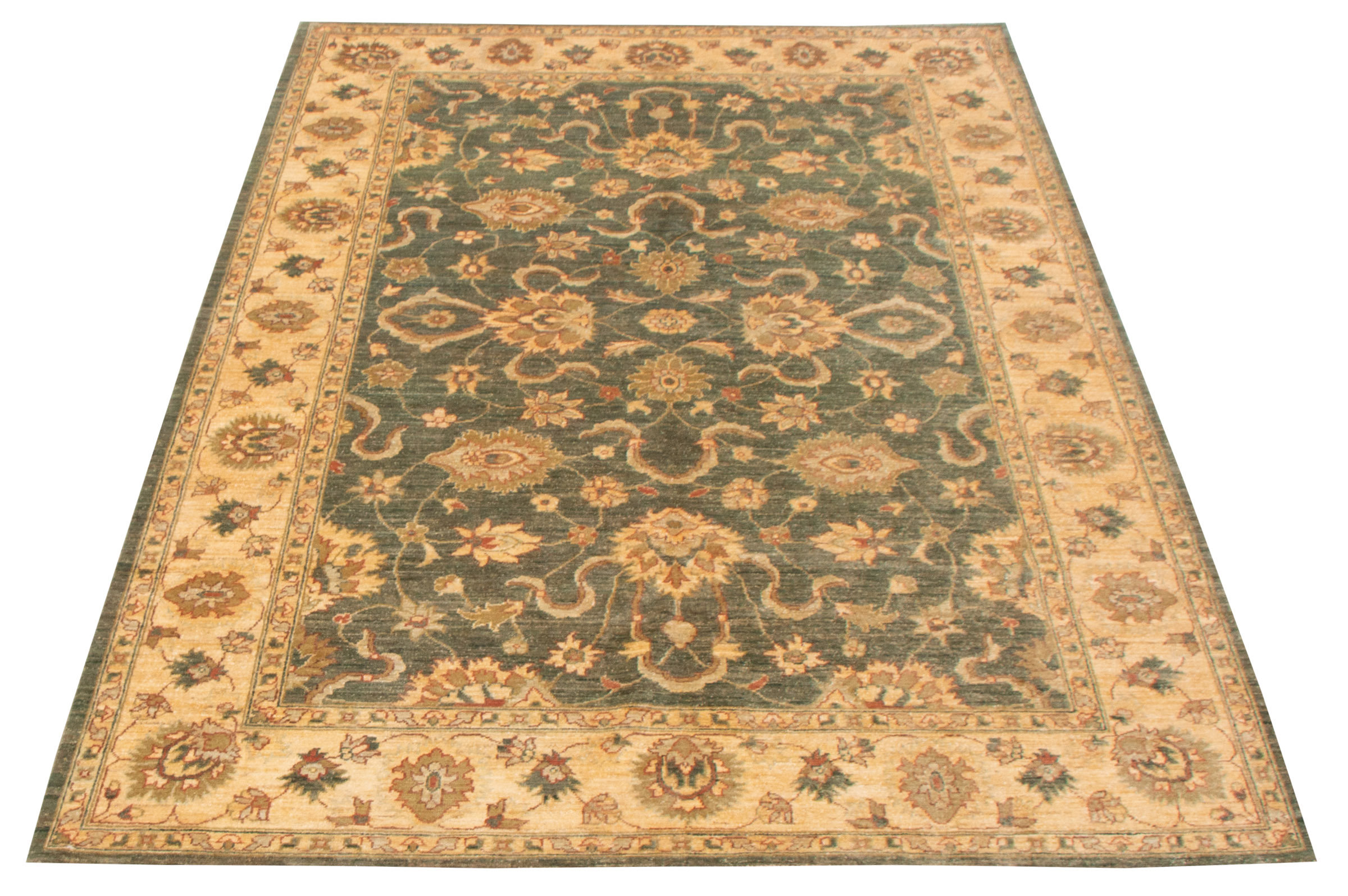 Canora Grey Fidencia Oriental Hand-Knotted Rectangle 6' x 9' Wool Area ...